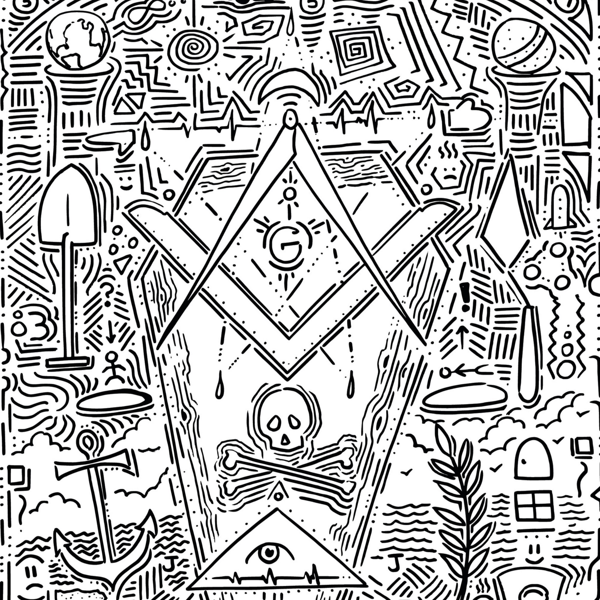 Masonic Pop Art | Master Mason | 12" X 16" Paper Print - Etsy