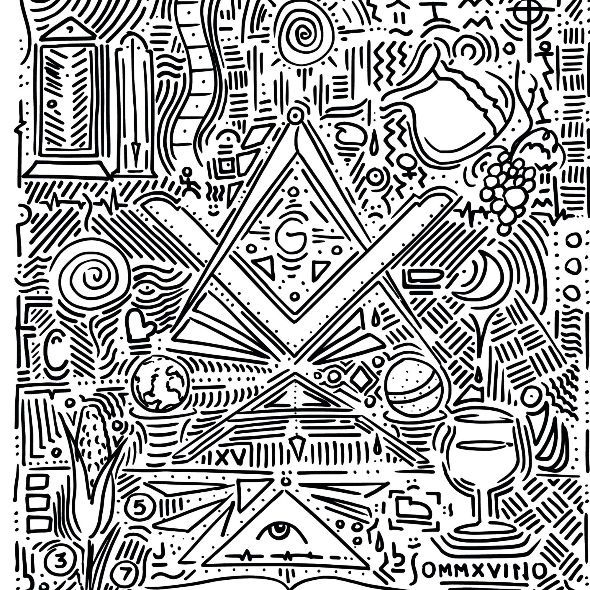 Masonic Pop Art Collection | Set of 3 | 12" X 16" Paper Print - Etsy