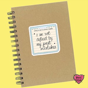 Daily Affirmations Sticky Notes Png Printable Stickers, Inspirational ...