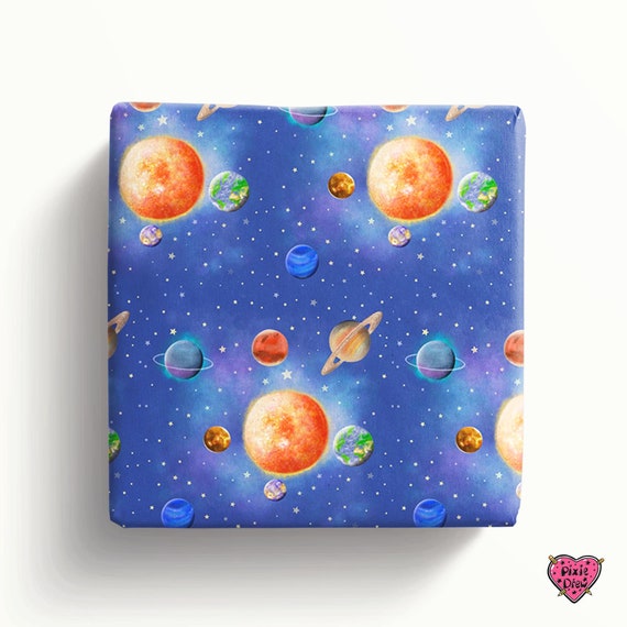 Wrapping Paper Solar System