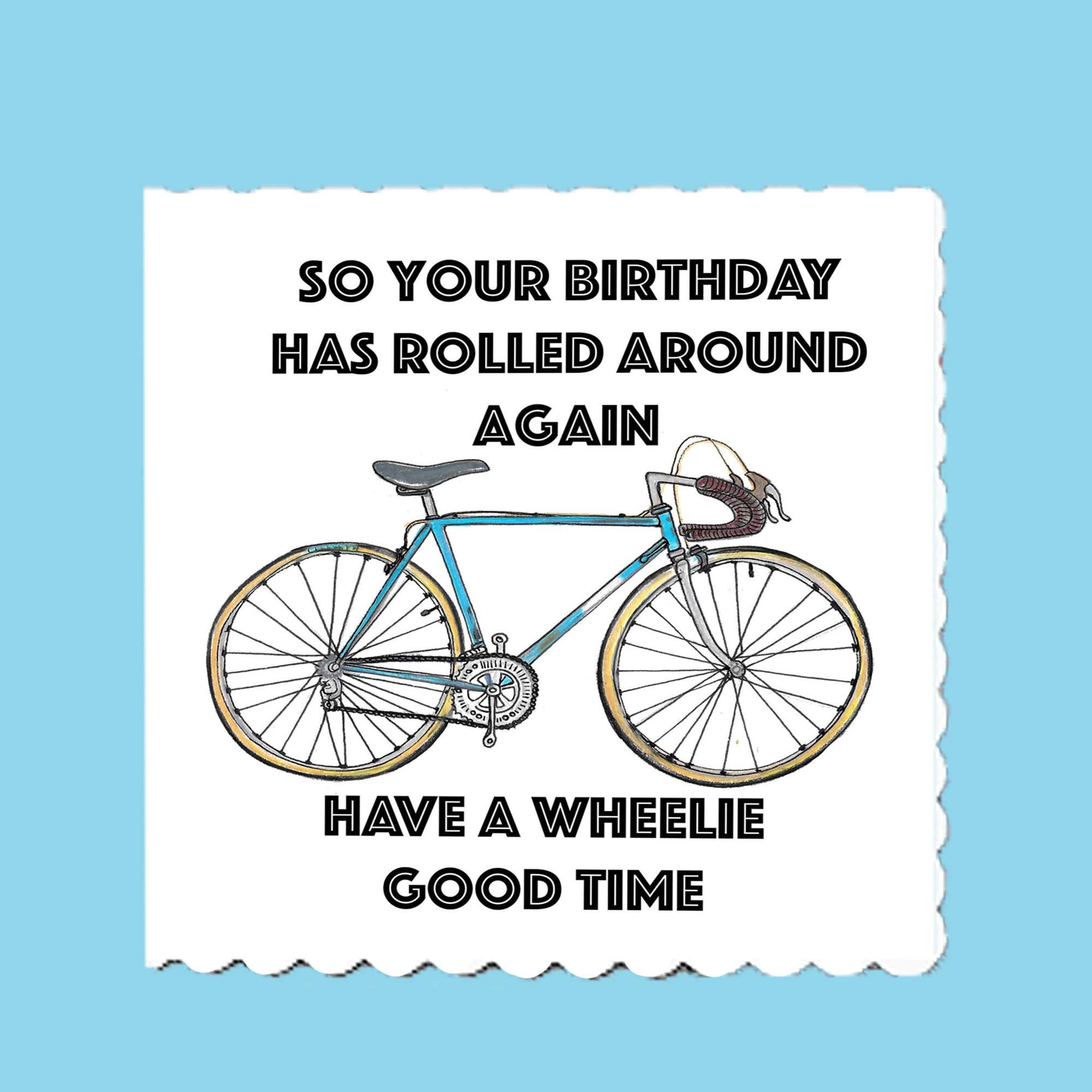 Racing Bike Birthday Card Bike Birthday Card Racer Card - Etsy