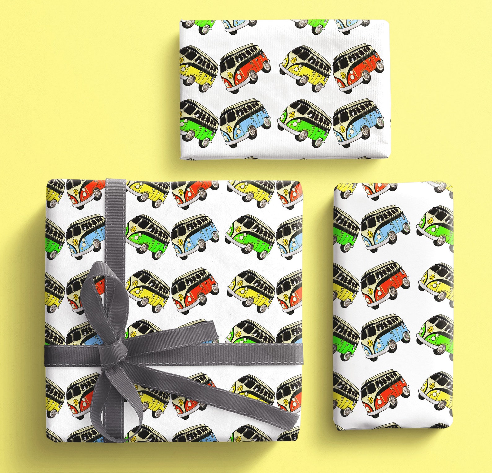 Camper Van Gift Wrap Camper Wrapping Paper Vehicle Gift - Etsy UK
