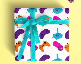 Gamer Wrapping Paper - Etsy