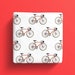 Bicycle Gift Wrap, Bike Eco Wrapping Paper With Blue or Red Road Bikes ...