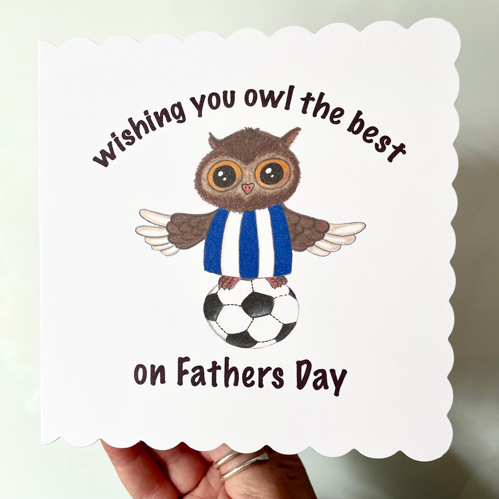 Sheffield Wednesday Card Sheffield Wednesday Owl Card Owls - Etsy UK