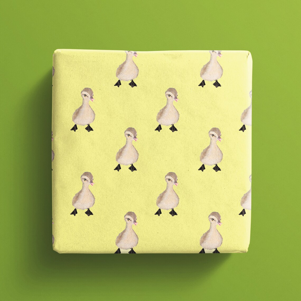 Duckling Gift Wrap Duck Wrapping Paper Baby Duck New Baby - Etsy