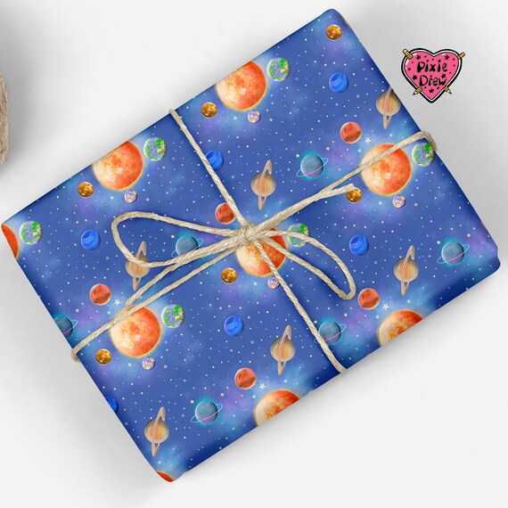 Wrapping Paper Solar System