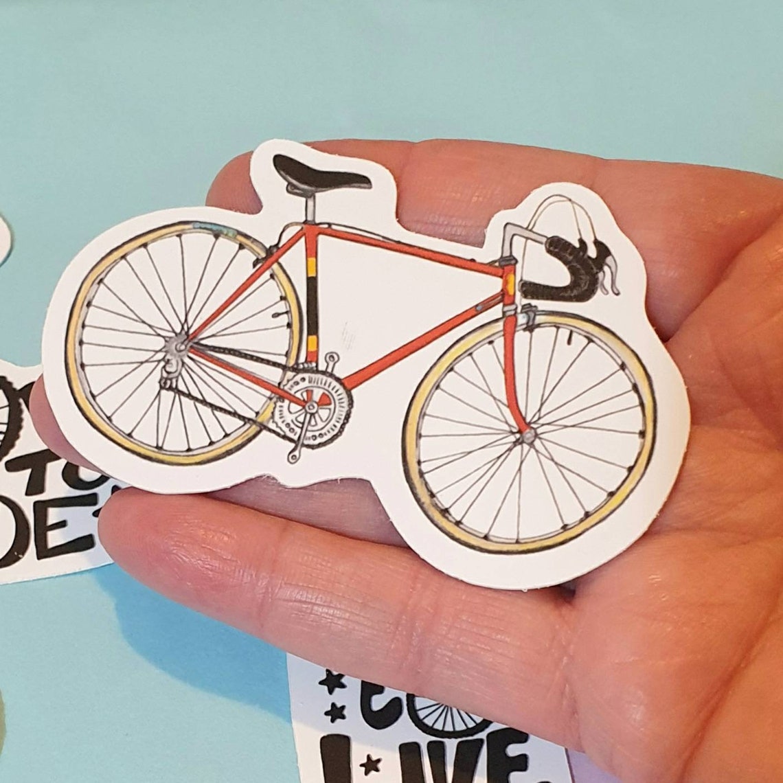 Bicycle Lover Sticker Set Bike Sticker Set Journal Stickers - Etsy UK