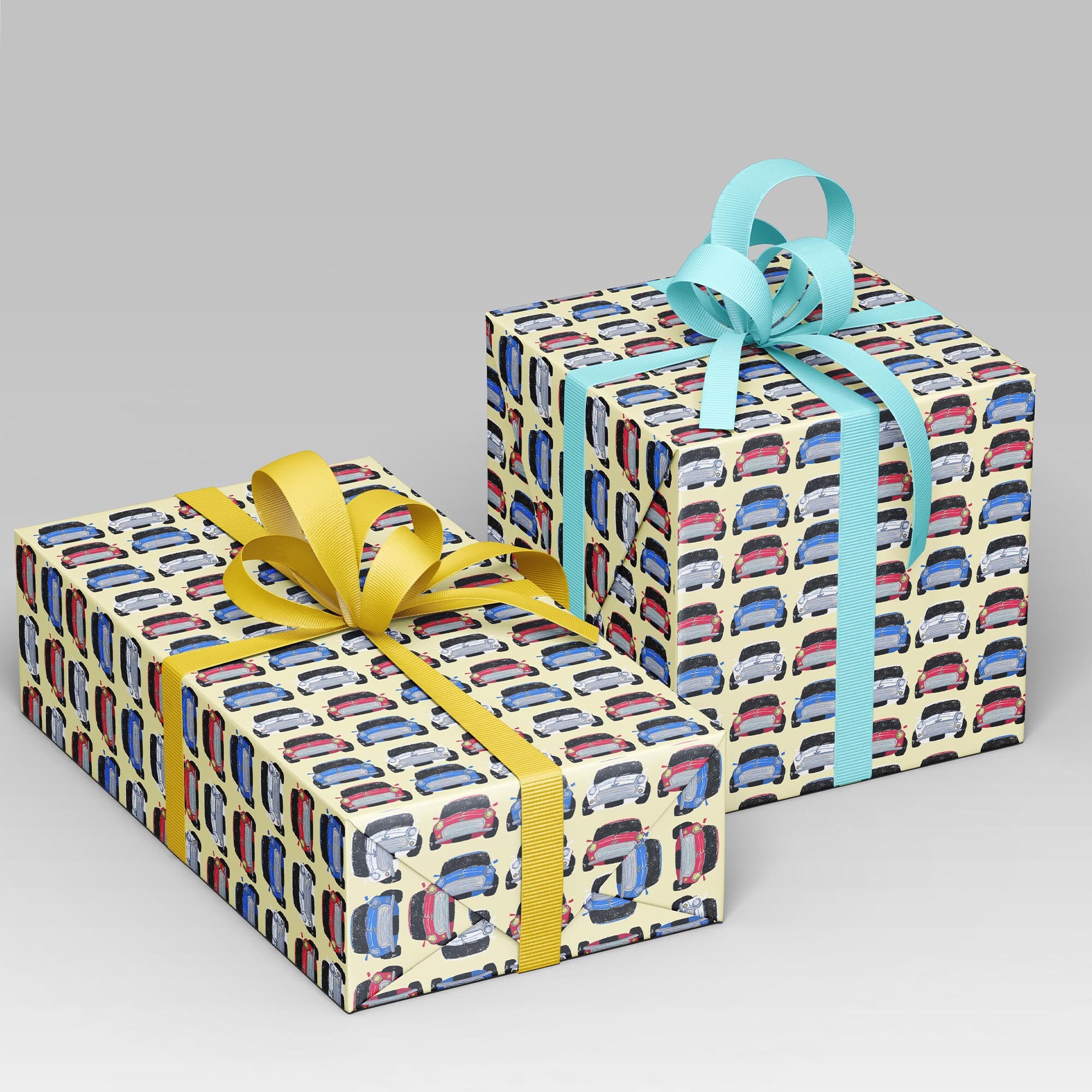 Classic Mini Gift Wrap Car Wrapping Paper Vehicle Gift Wrap - Etsy