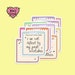 Daily Affirmations Sticky Notes Png Printable Stickers, Inspirational ...