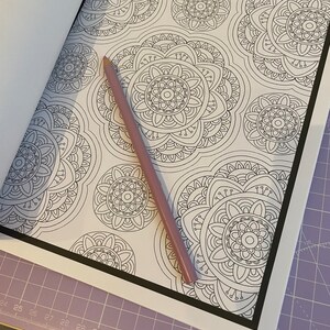 Mandala Colouring Book Slight Second - Etsy UK