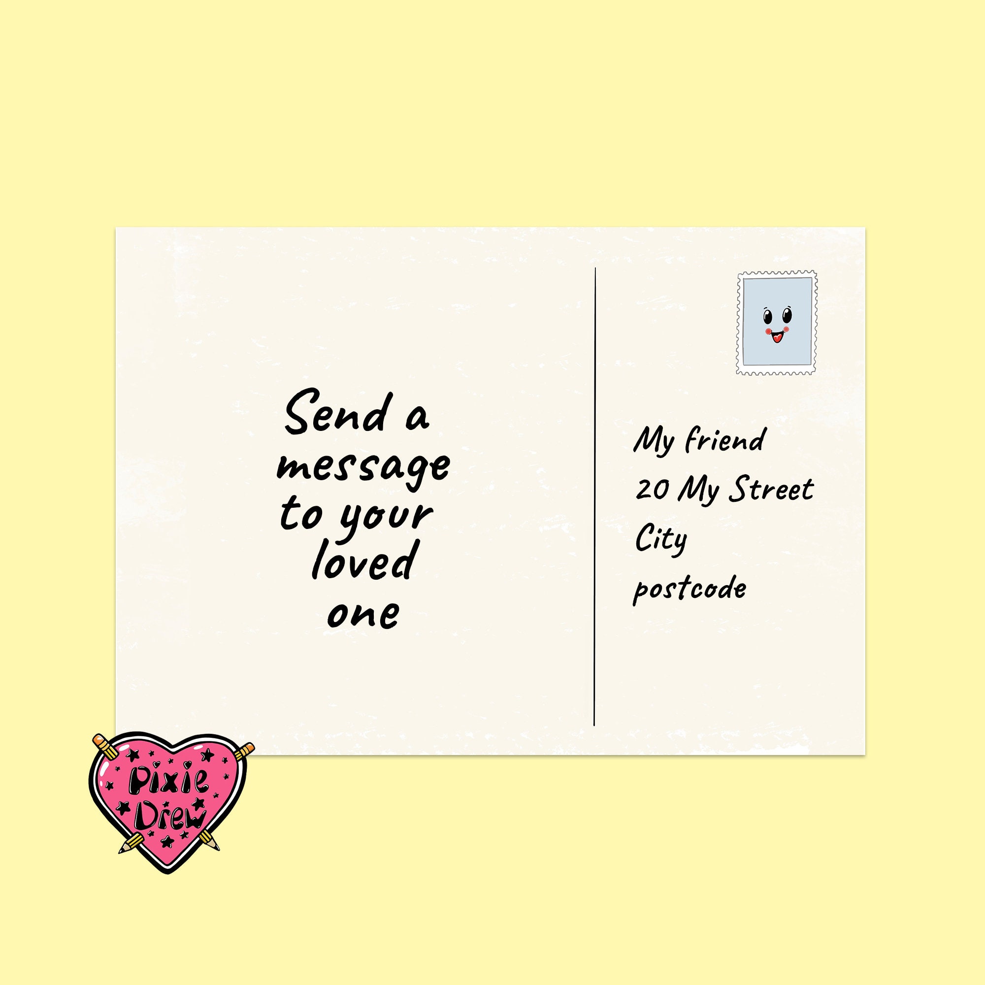 Printable Positive Postcard Instant Download, Just Keep Smiling Cat ...
