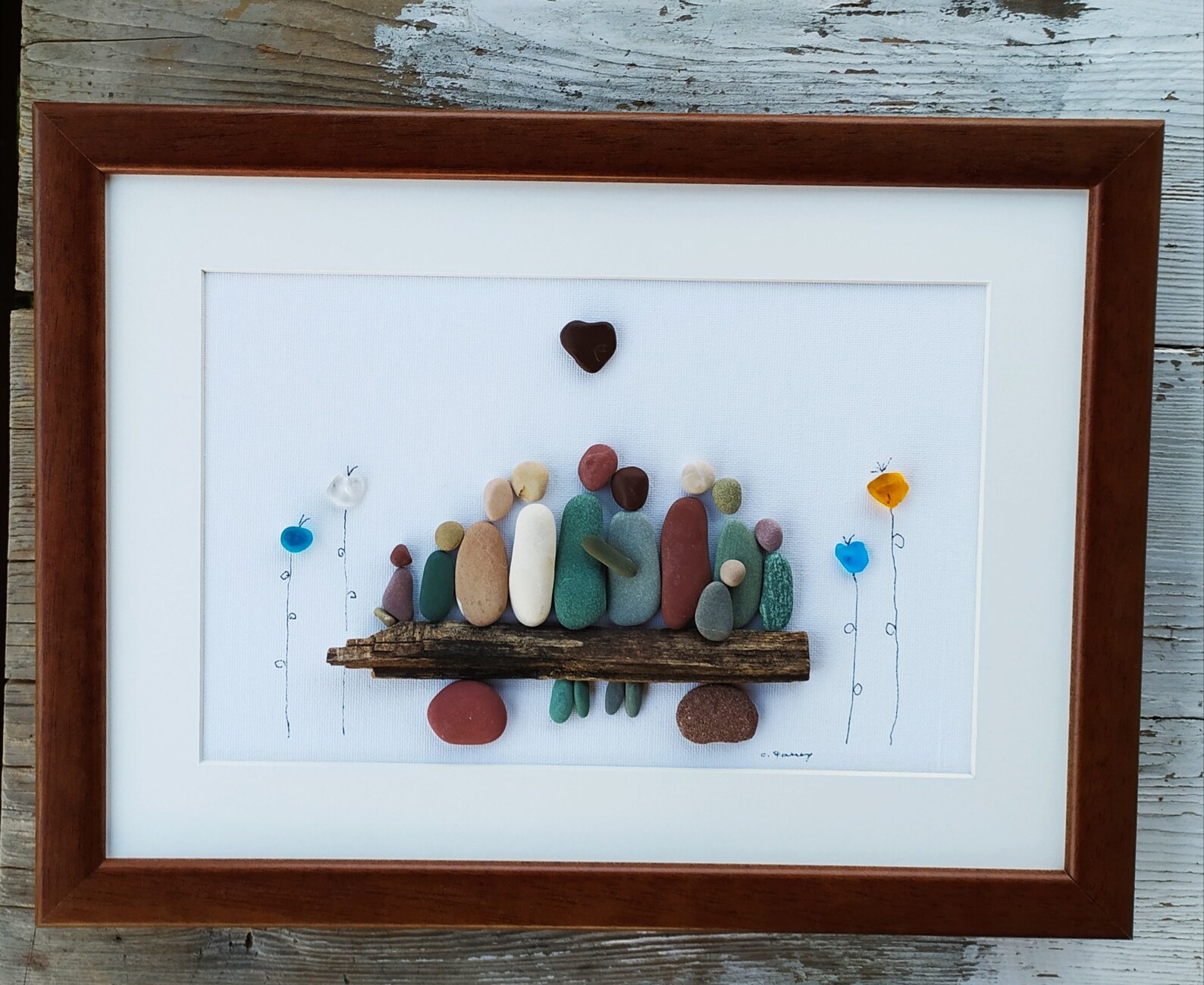 Large Family Gift Picture Gold Anniversary Gold Anniversary - Etsy