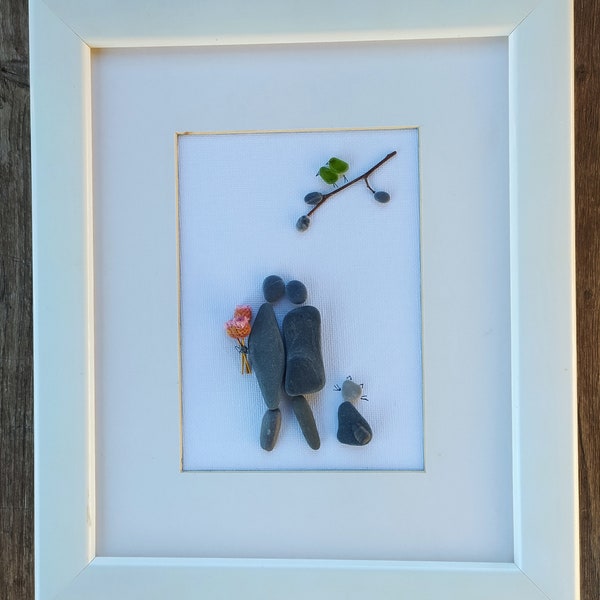 Pebble Art Couple - Etsy