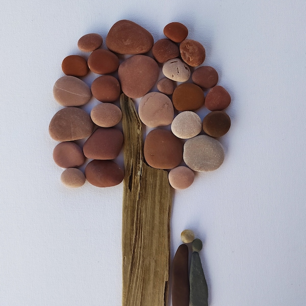Pebble Art Tree - Etsy