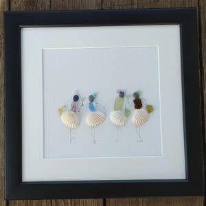 Pebble Art 4 Friends, Bff Present, Birthday Friends Framed, Home Decor ...
