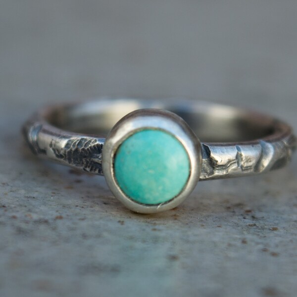 Turquoise Silver Ring - Etsy