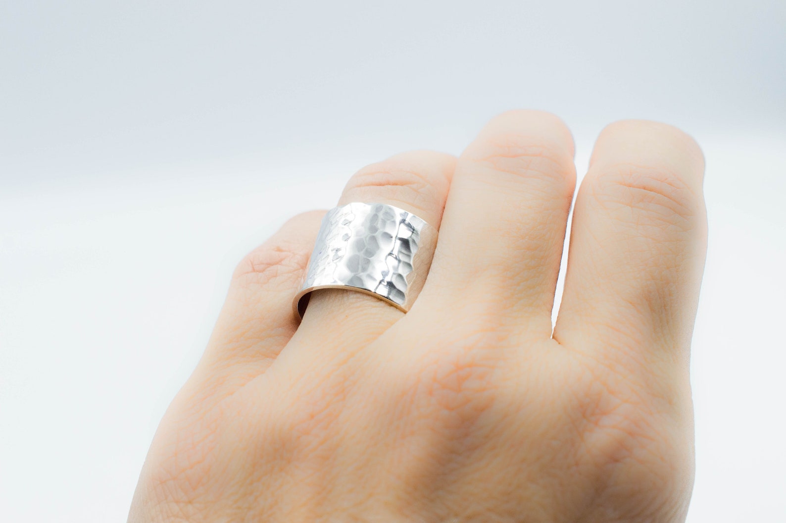 Sterling Silver Ring Silver Thumb Ring Band Ring - Etsy