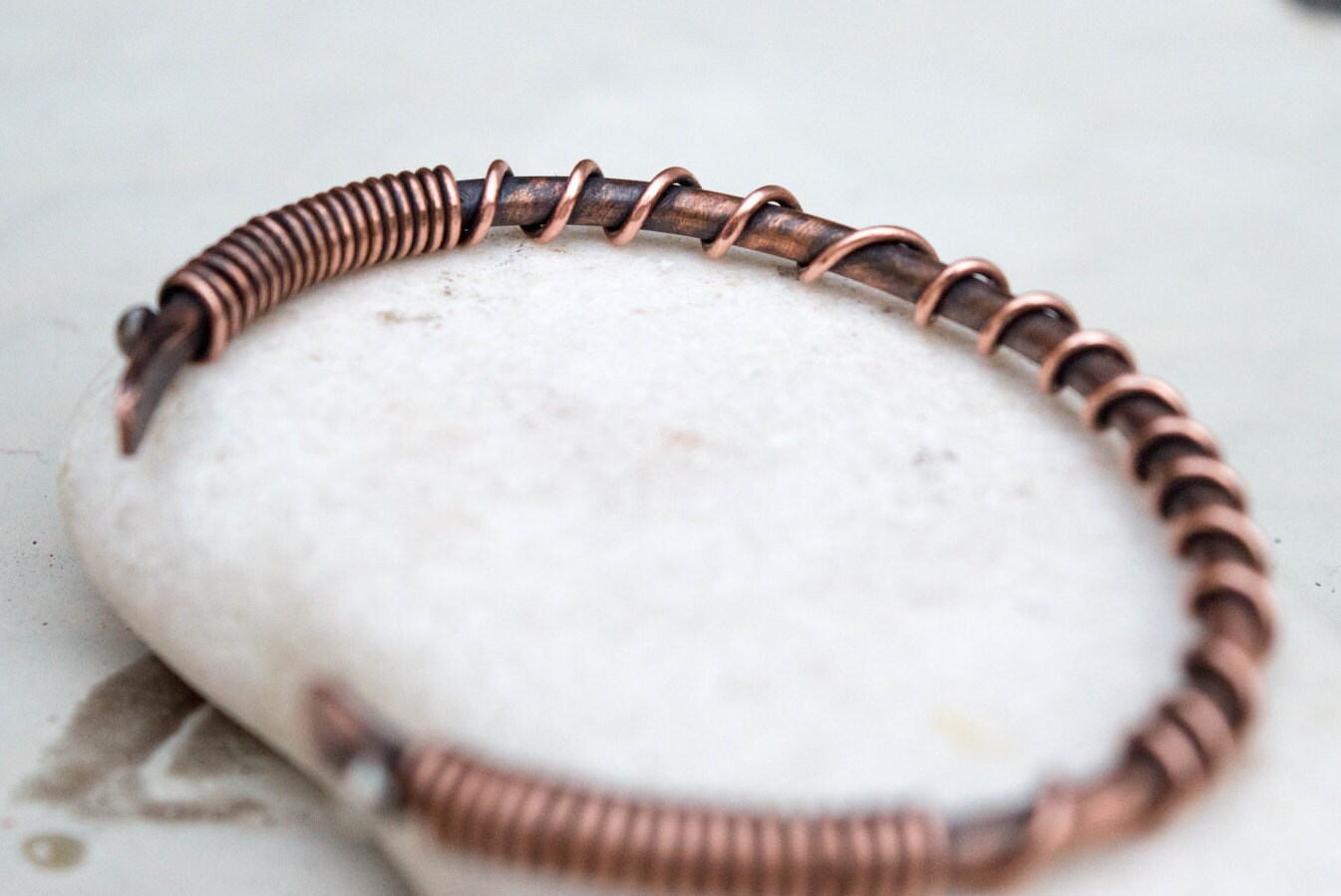 Mens copper bracelet Rustic mens bracelet | Etsy