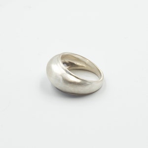 Silver Dome Ring Sterling Silver Ring - Etsy