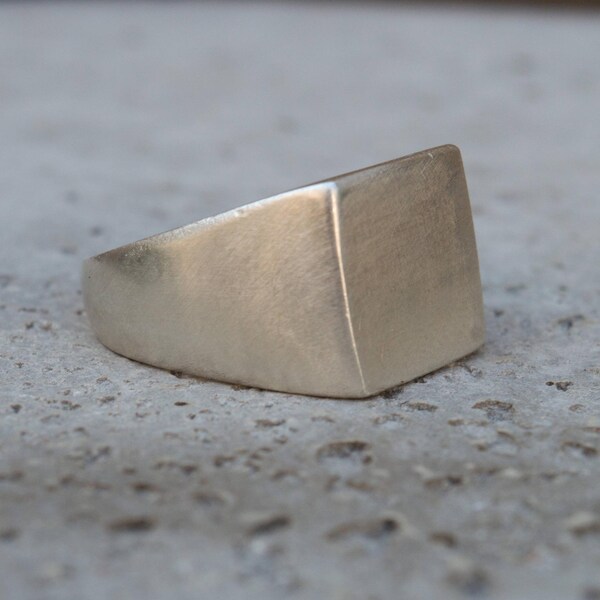 Mens Silver Ring - Etsy
