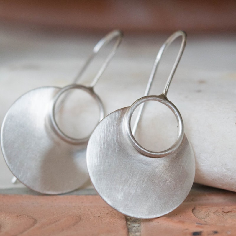 Handmade Silver Earrings - Etsy