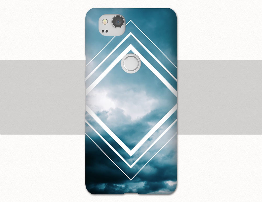 Storm Cloud Case for Google Pixel Phone, Google Pixel 2 Case, Blue ...