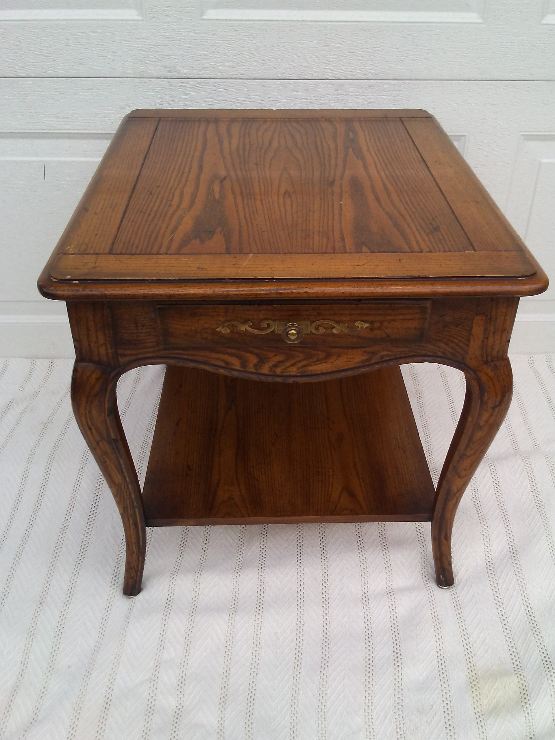 Henredon Wooden Wood Side Table or End Table 41-7021 | Etsy