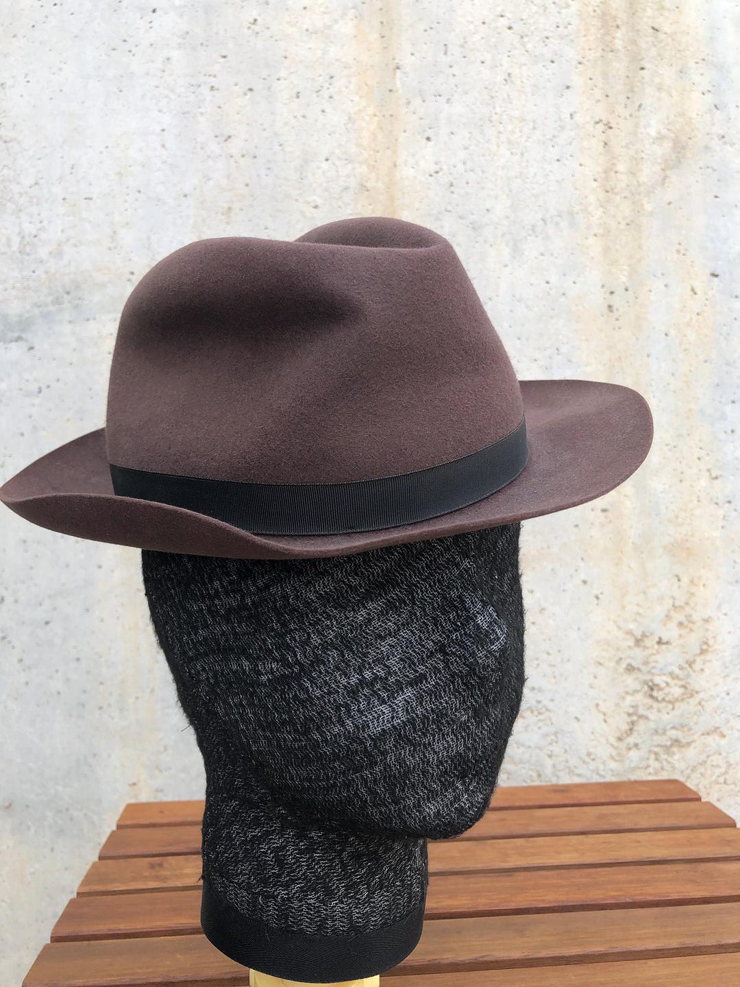 Vintage Austin Reed Fedora: 1950s Trilby Hat, Size 56cm - Etsy