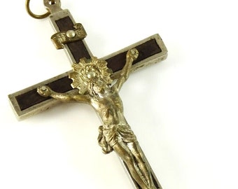 Crucifix With Skull and Cross Bones - Etsy