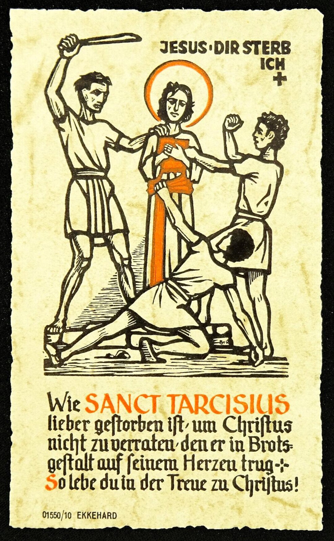 St Tarcisius Vintage Holy Card German Saint Tarsicius - Etsy