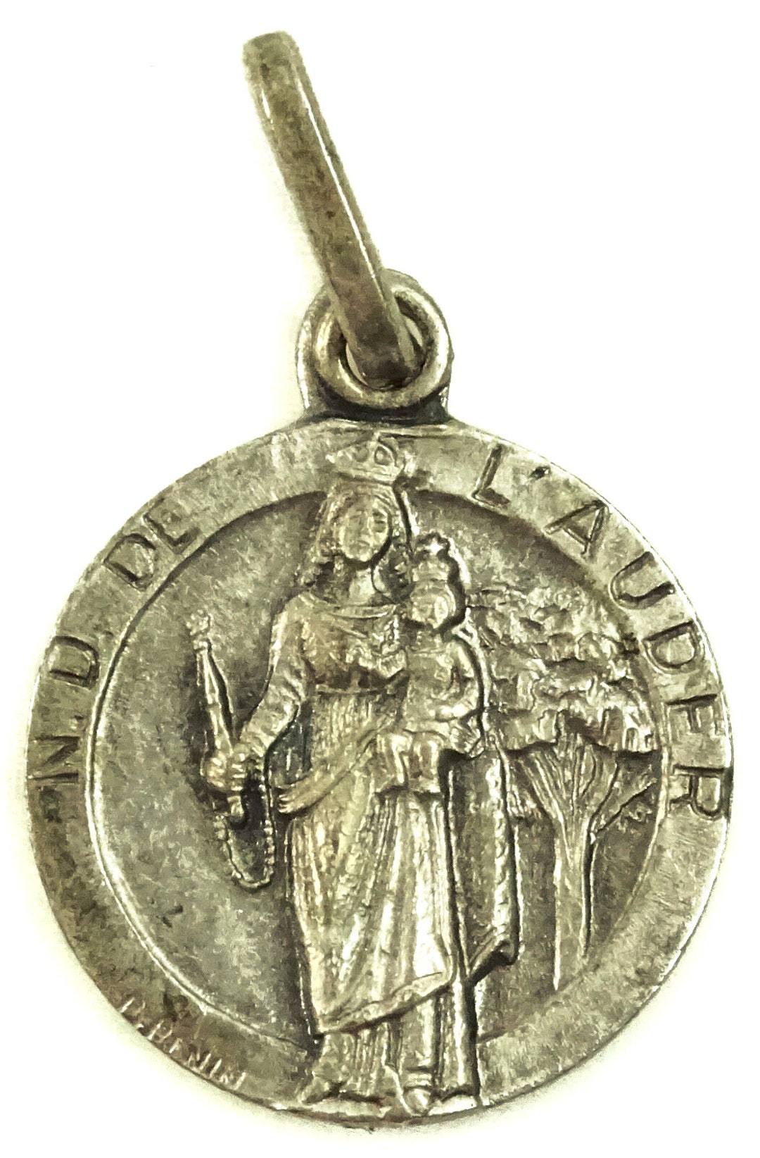 Notre Dame De L'auder Penin Vintage Medal Sacre Coeur Sacred Heart ...