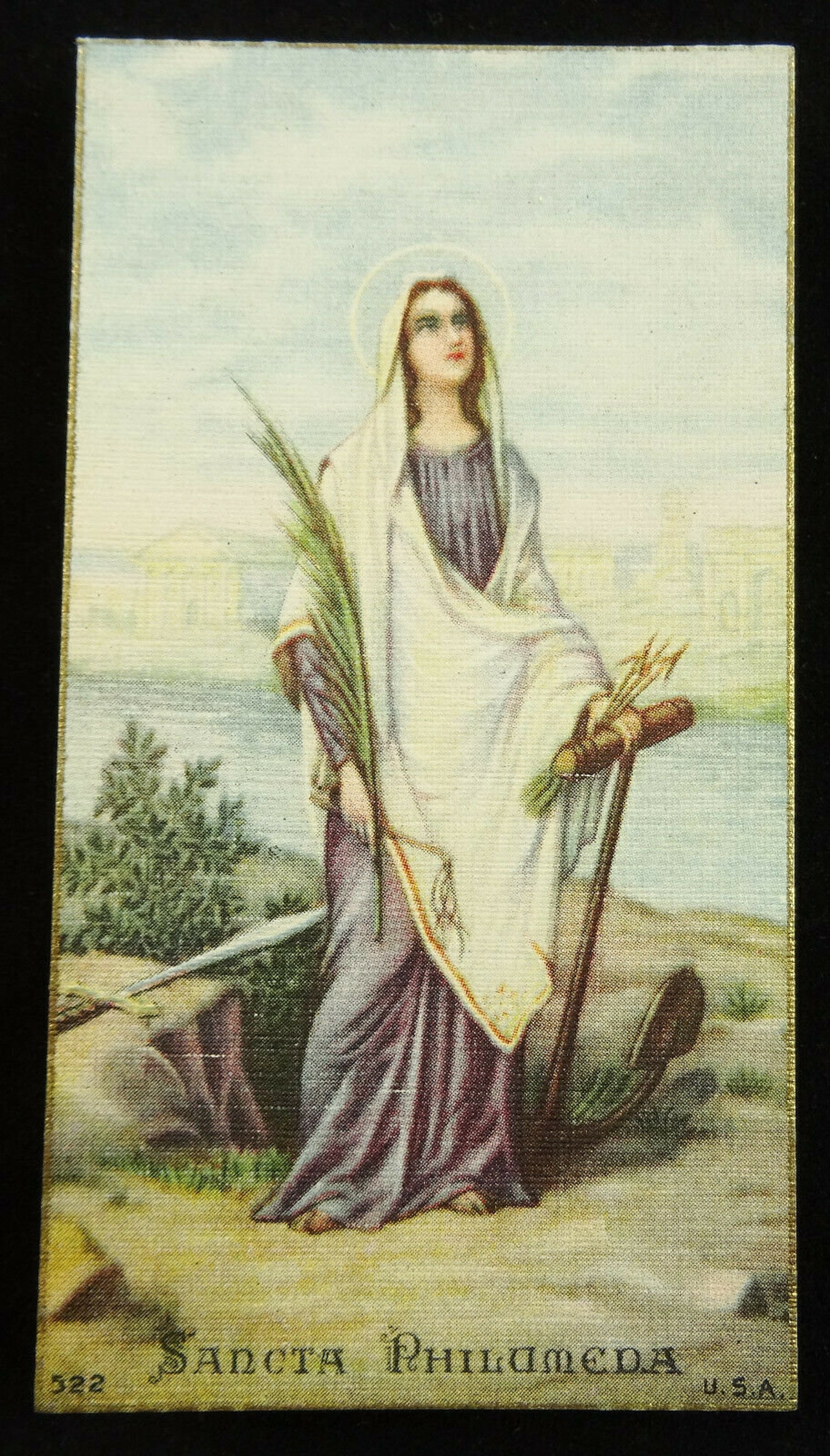 Vintage Holy Card St Philomena Saint Philomene Patron Babies - Etsy