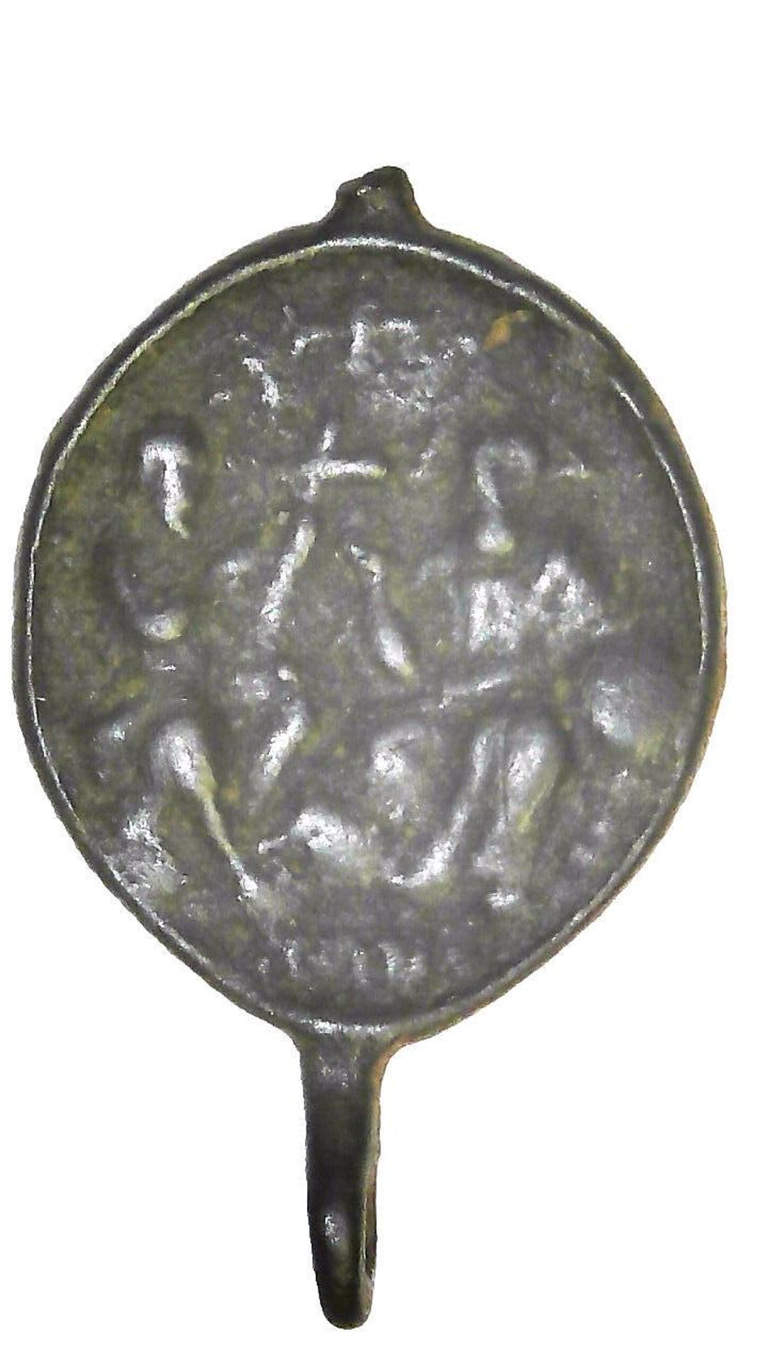 Holy Trinity Antique Medal 17th Glory Be Prayer in Latin - Etsy