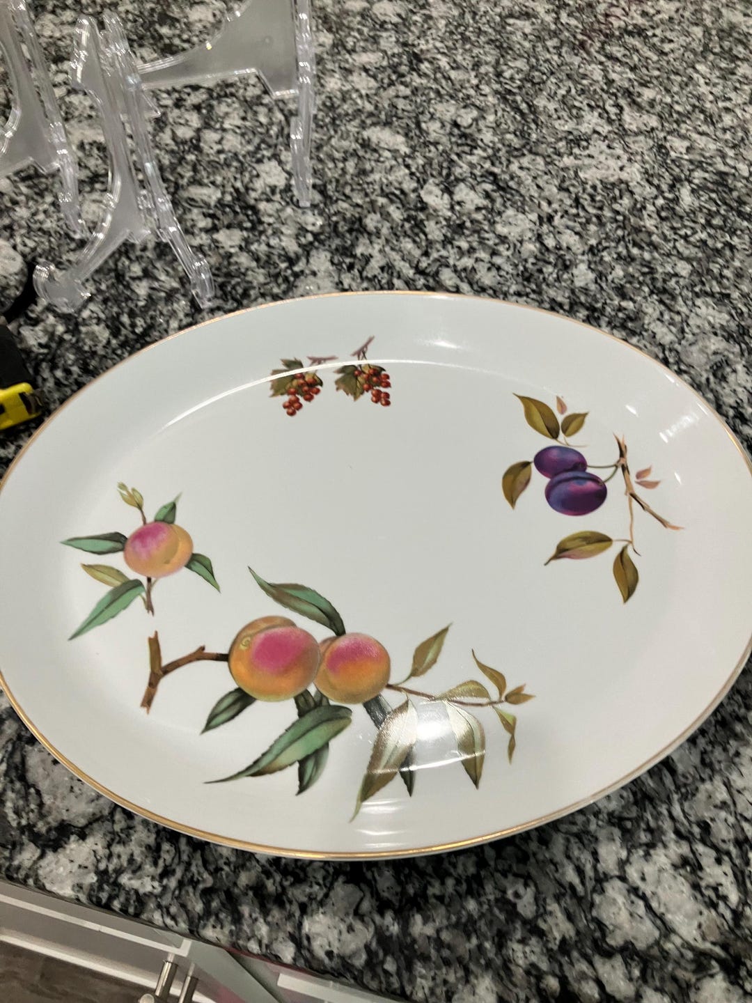 Royal Worcester Evesham Gold Pattern Oval Platter 15 X 12" - Etsy