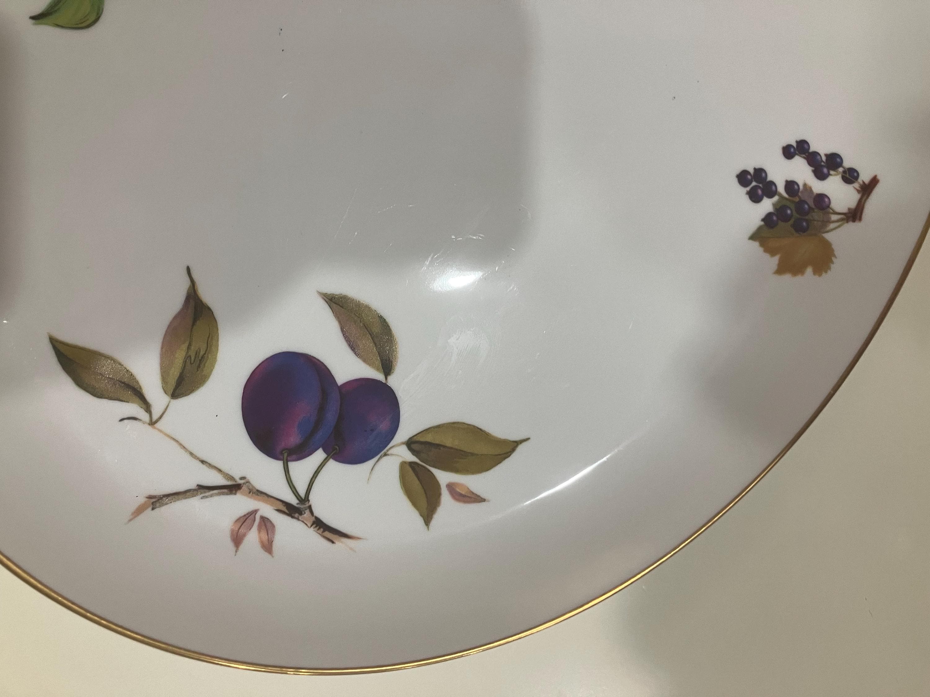 Royal Worcester Evesham Gold Pattern Oval Platter 15 X 13” - Etsy