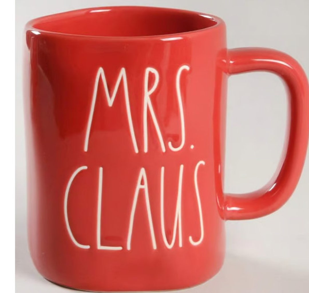 Rae Dunn Red Mrs Claus Mug Coffee & Tea Mug - Etsy