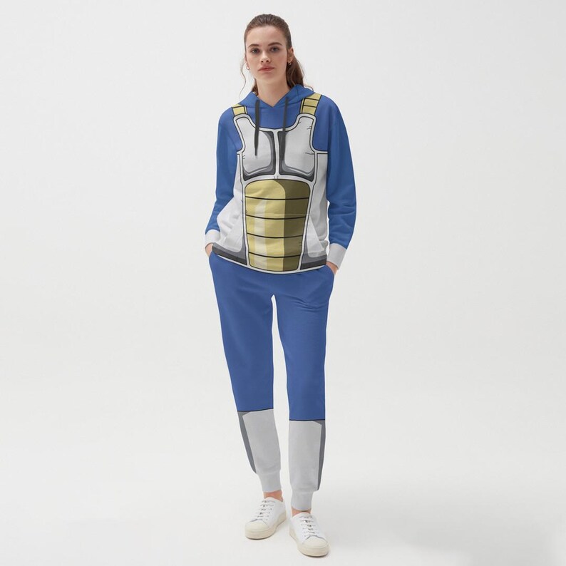 Vegeta Armor Classic Vegeta Saiyan Armor Hoodie and Jogger Set Anime ...