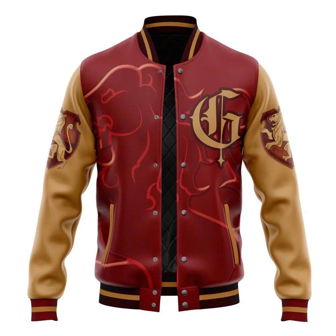 Hogwarts Legacy Gryffindor Varsity Jacket - Etsy