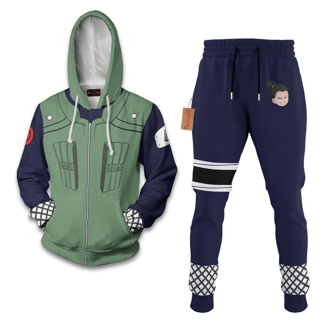 Shikamaru Nara Hoodie and Jogger Set Anime Clothes - Etsy