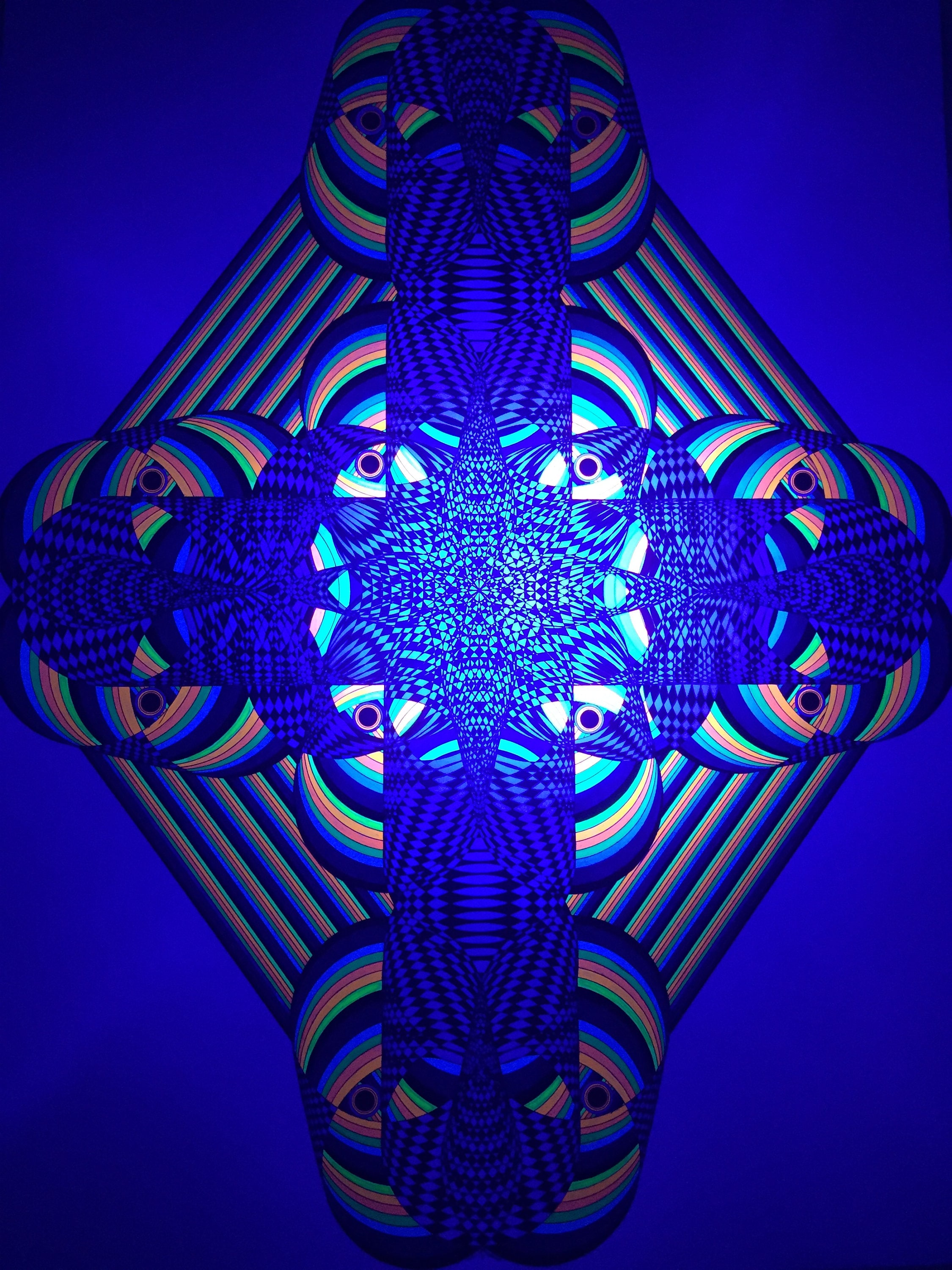 Psychedelic Art Op Art Eye Art Geometric Art Rainbow Art - Etsy