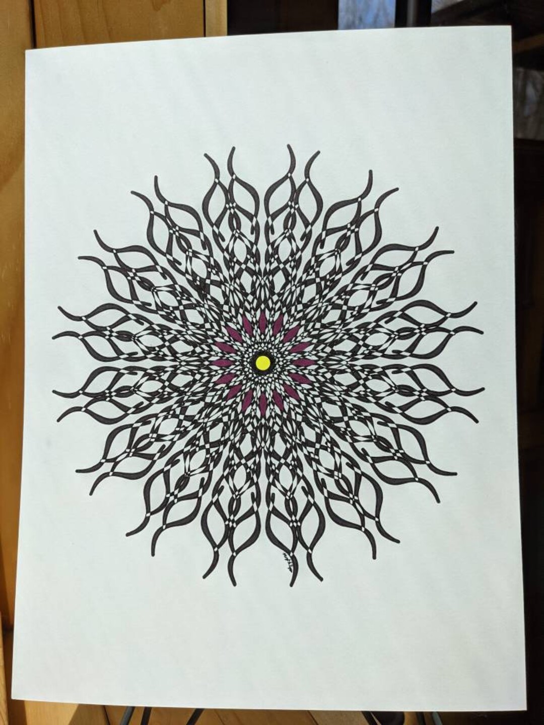 Op Art, Optical Art, Original Mandala, Mandala Art, Psychedelic Art ...