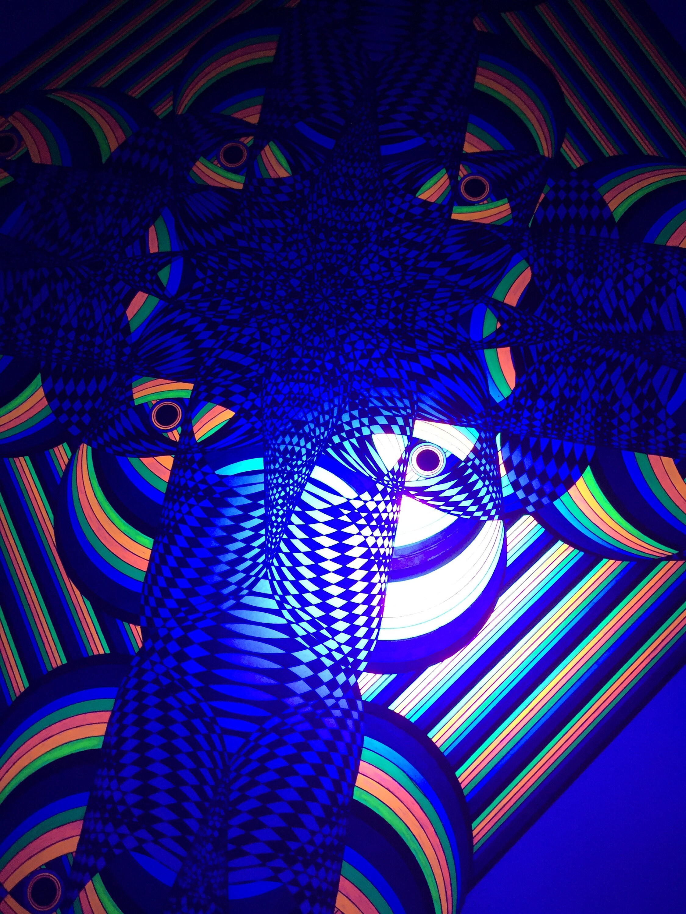 Psychedelic Art Op Art Eye Art Geometric Art Rainbow Art - Etsy