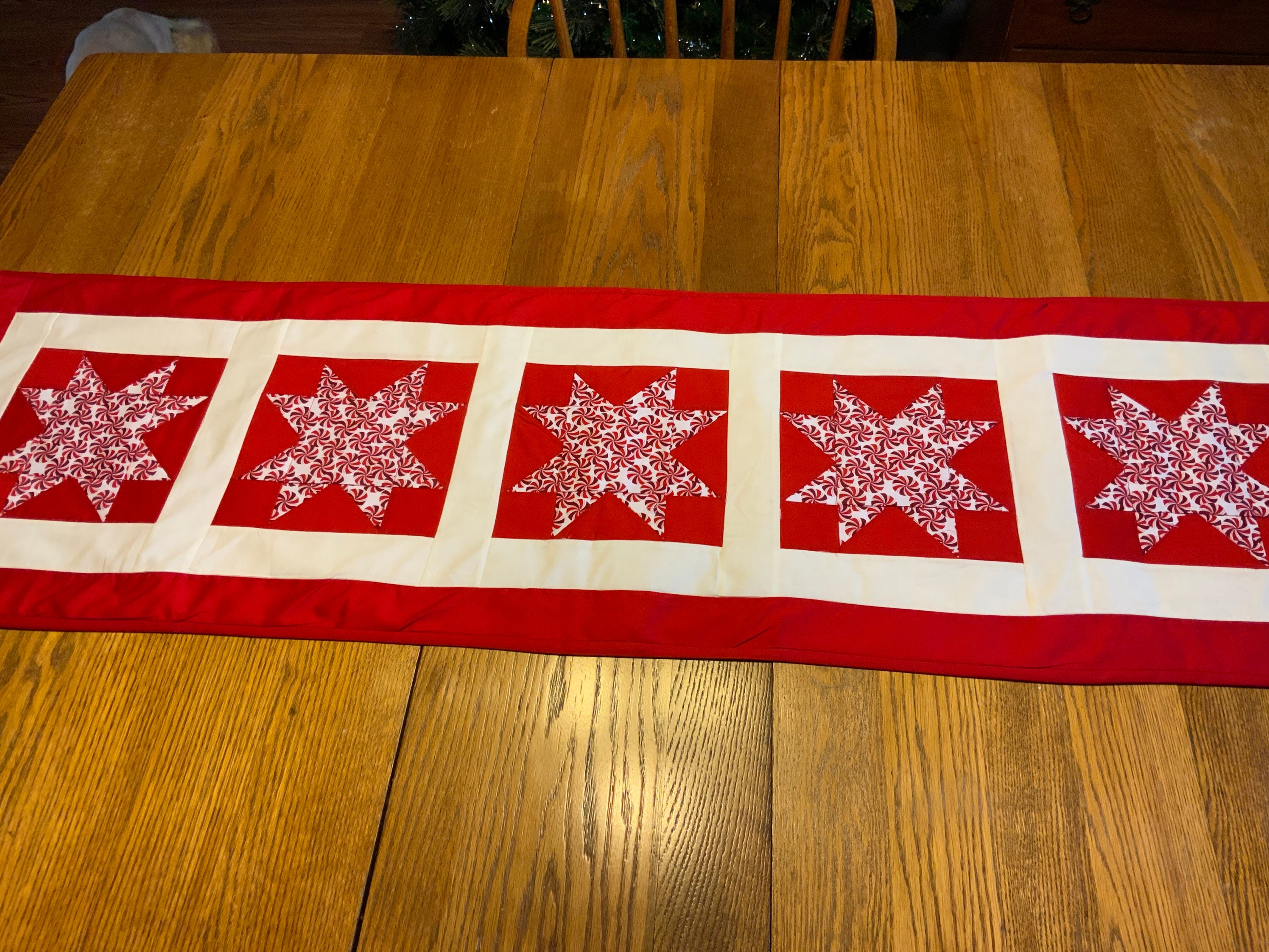 Peppermint Candies Table Runner. 16 1/2” X 57” - Etsy