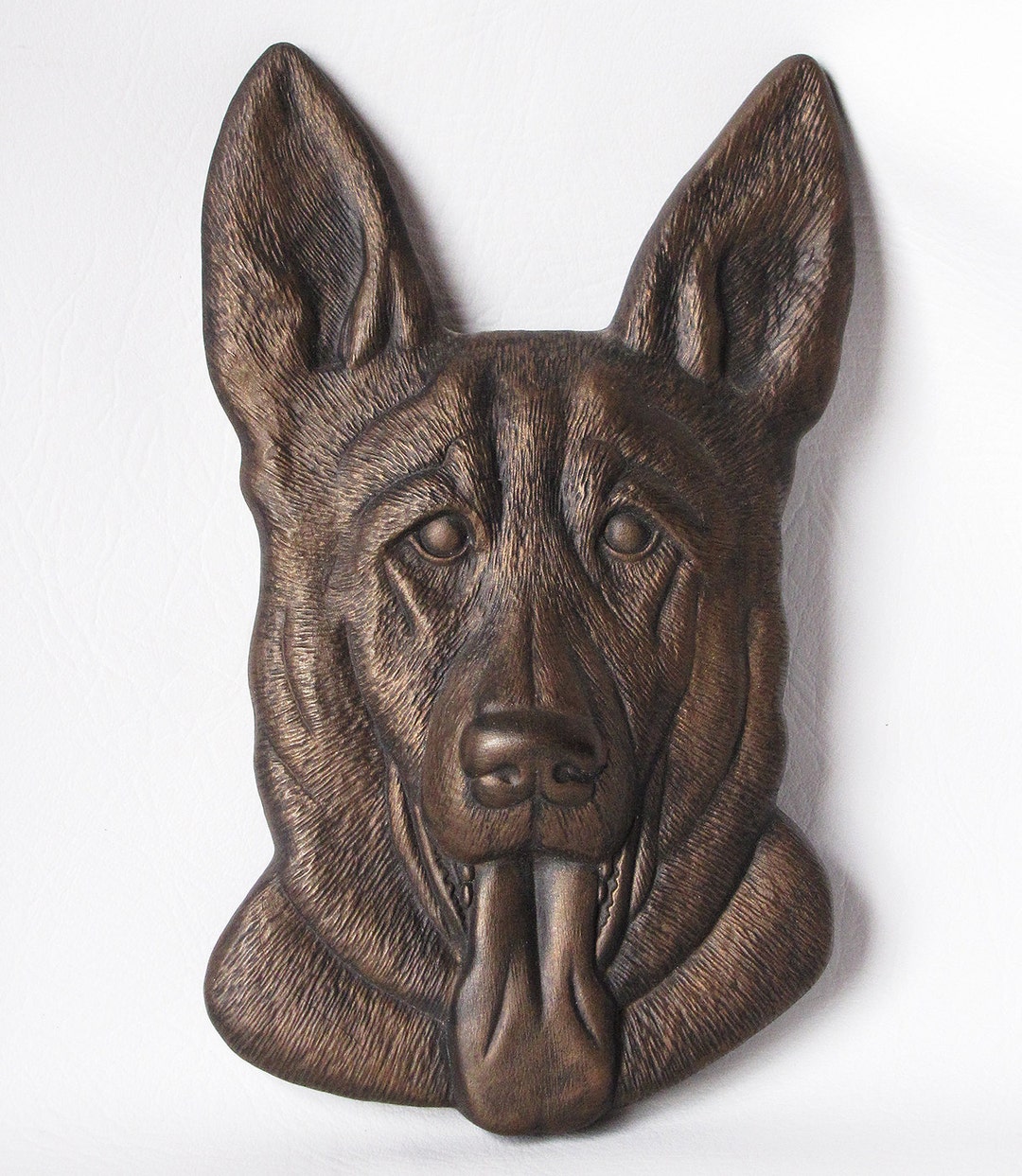 Ceramic German Shepherd Dog Wall Hanging, German Shepherd Head ...