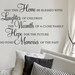 May This Home Be Blessed Large Vinyl Wall Stickers Art Quote Mural ...