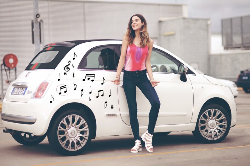 45 Music Notes Sticker Love Wall Art DIY Decoration Room Car | Etsy
