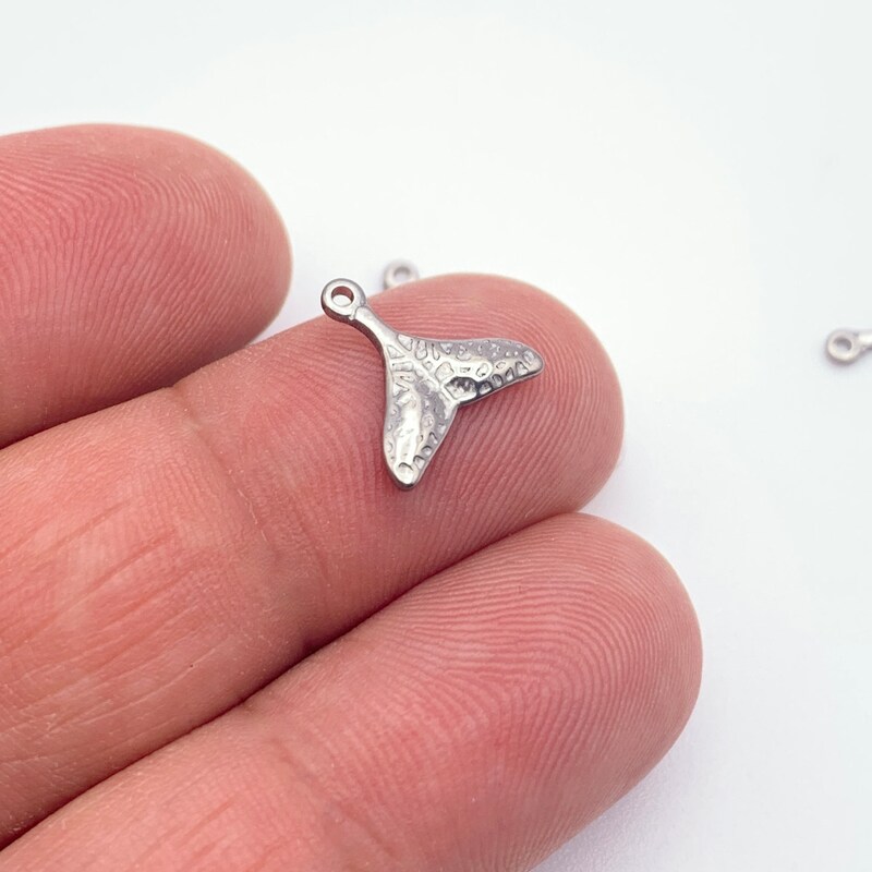 Whale Tail Charm - Etsy