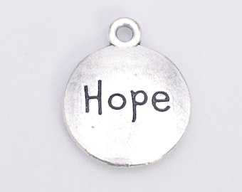 10pcs/lot Thankful Charm Thankful and Grateful Stainless Steel Message ...