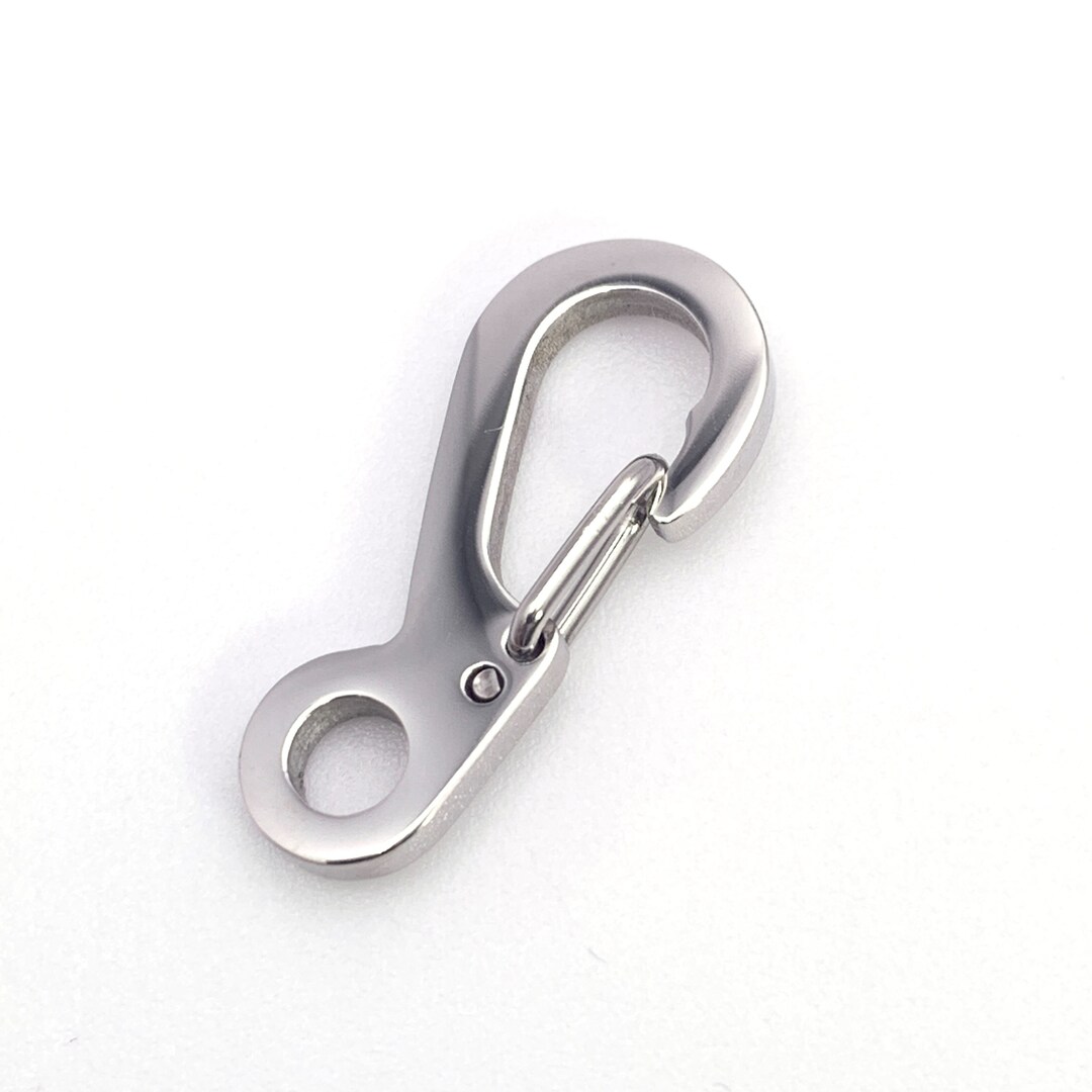 2/4pcs Stainless Steel Push Gate Snap Clasp Findings, Key Clasps ...
